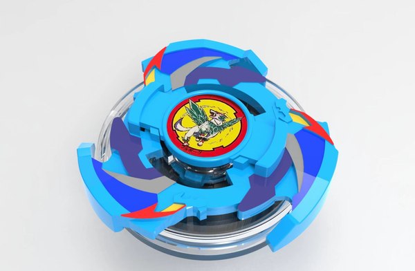 3D model beyblade silver snow airwolf - TurboSquid 2044683
