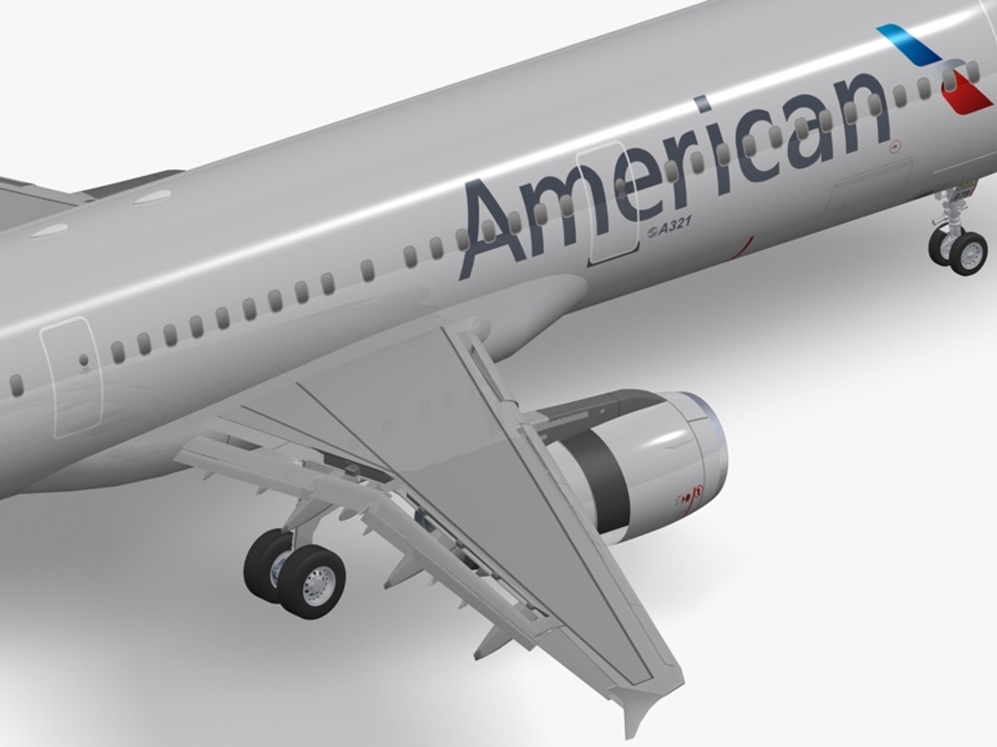 Airbus A321-231 American Airlines Model - TurboSquid 1195353
