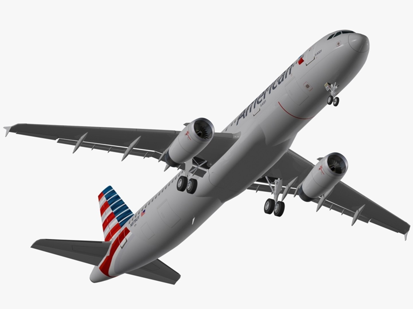 Airbus A321-231 American Airlines Model - TurboSquid 1195353