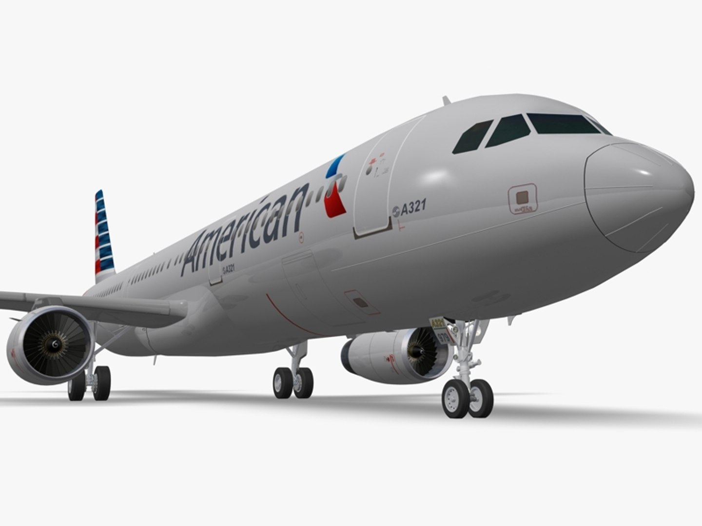 Airbus A321-231 American Airlines Model - TurboSquid 1195353