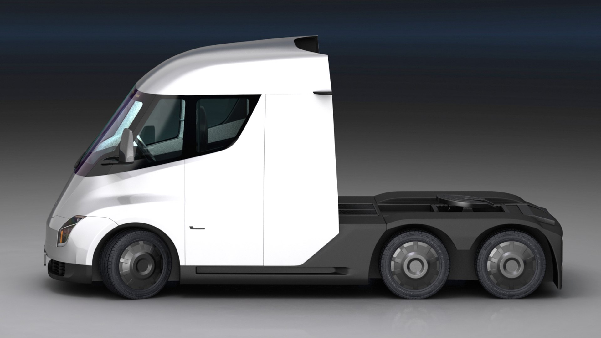 3D Tesla Semi Model - TurboSquid 1363299