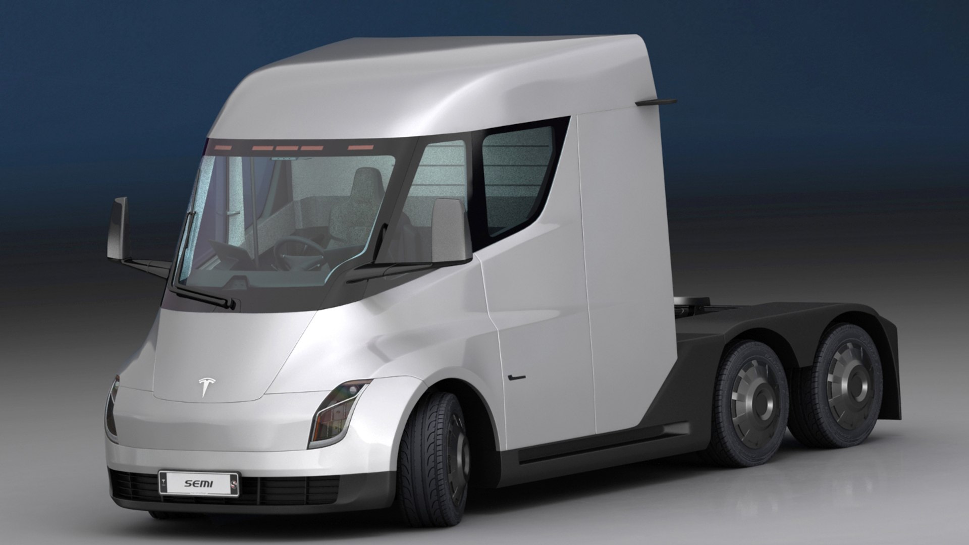 3D Tesla Semi Model - TurboSquid 1363299