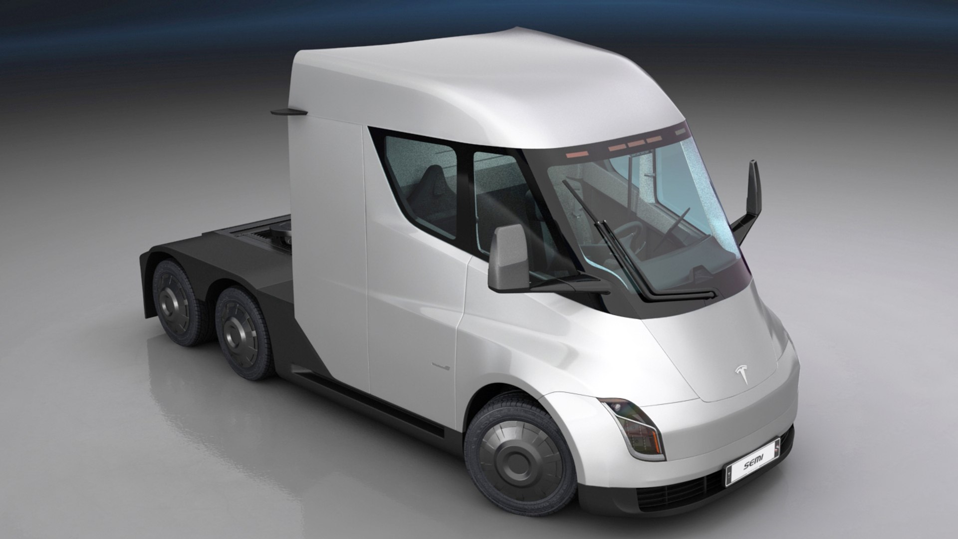 3D Tesla Semi Model - TurboSquid 1363299