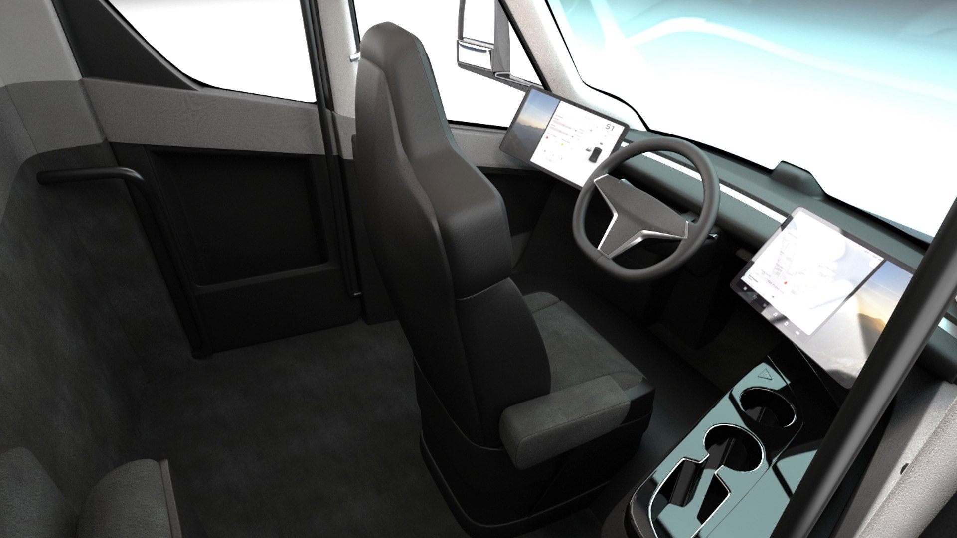 3D Tesla Semi Model - TurboSquid 1363299