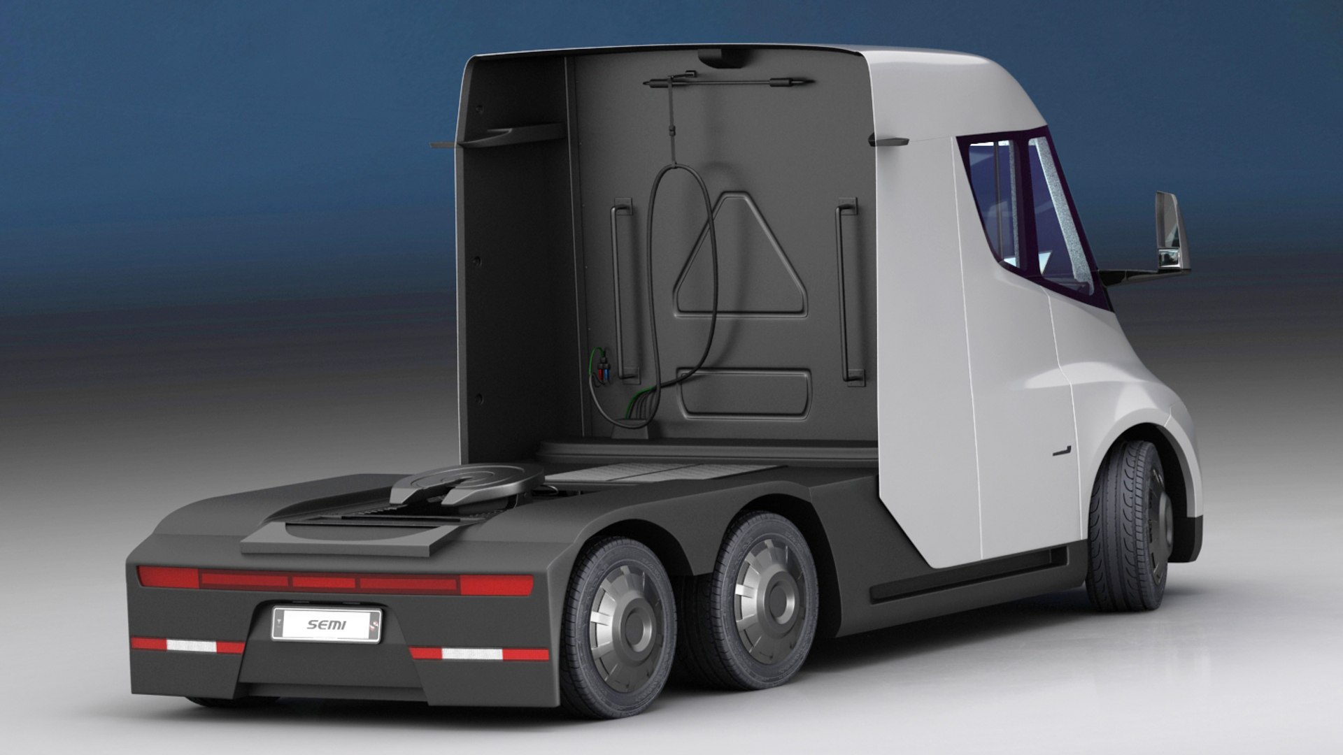 3D Tesla Semi Model - TurboSquid 1363299