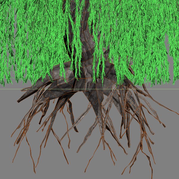 3d tree weeping willow