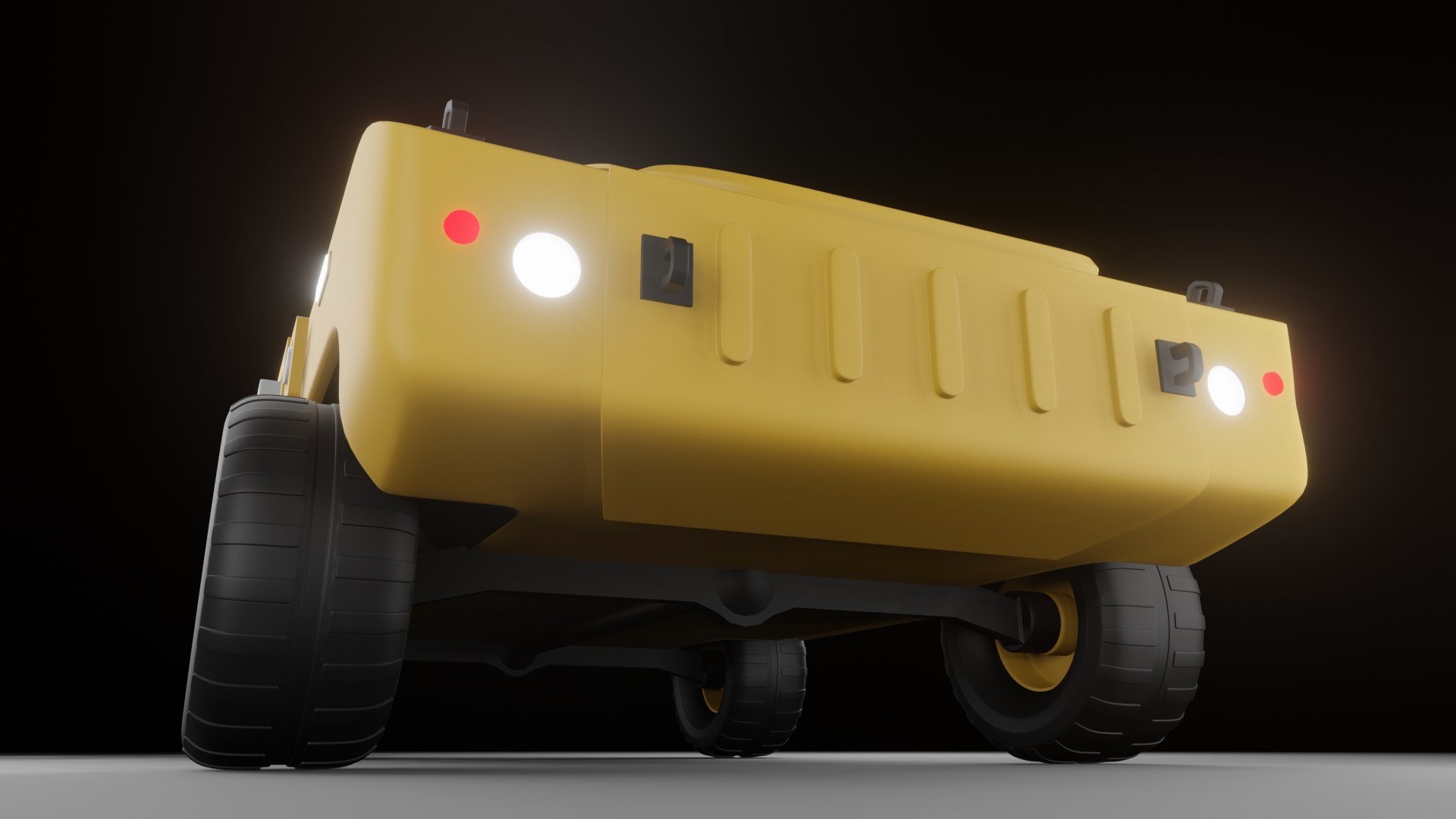 Yellow Tractor Model 3D Model - TurboSquid 2119514
