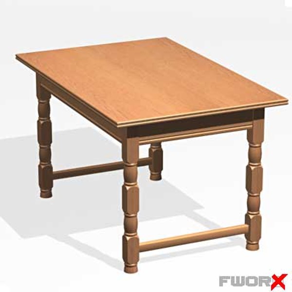 3d table kitchen model