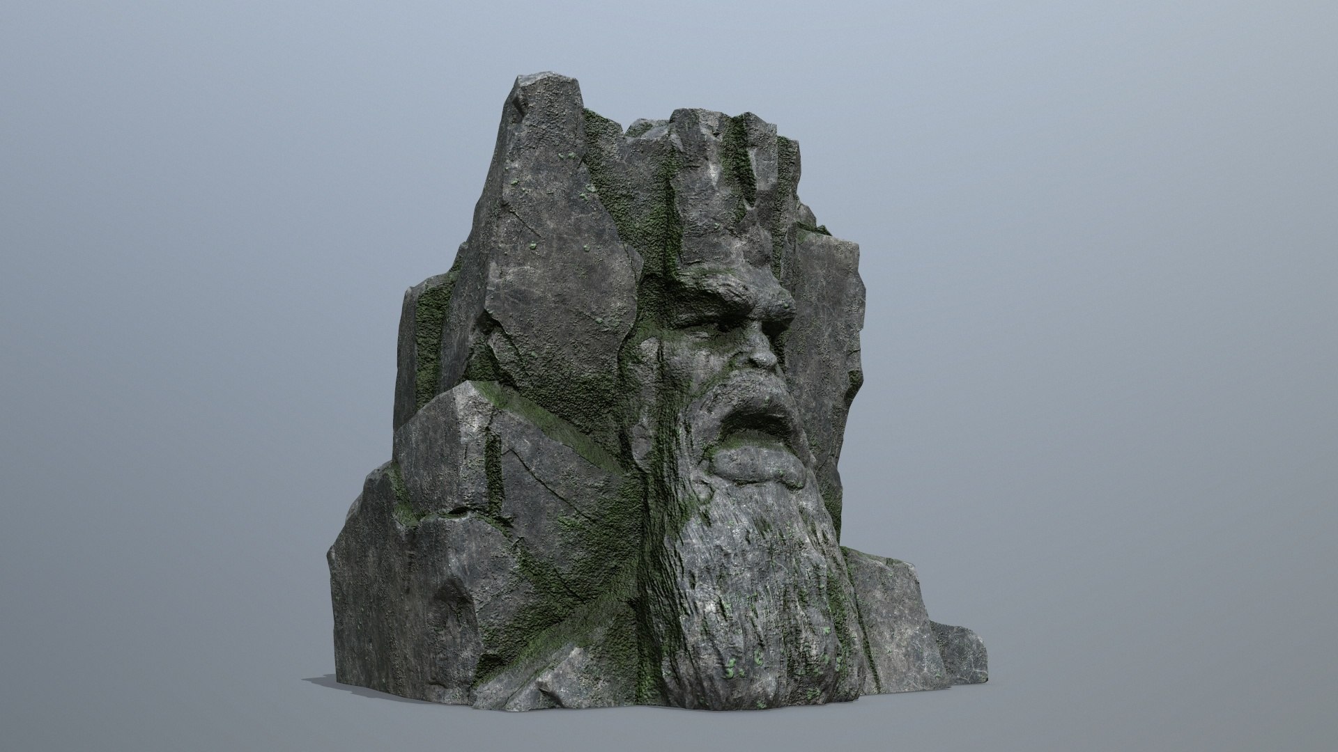 3D Model Mountain Face - TurboSquid 2218144