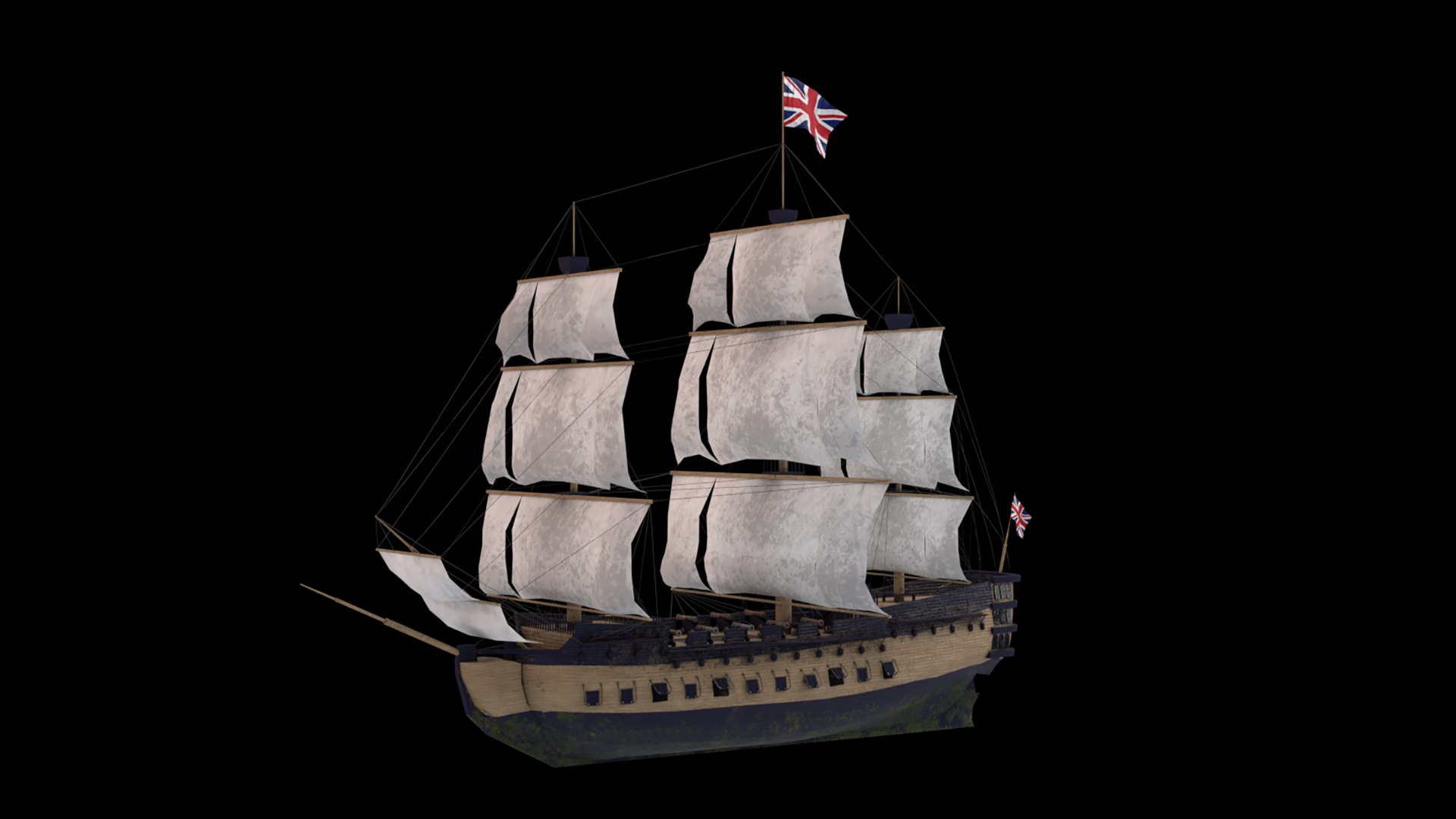 3D Pirate Cove - Sailing Ships Model - TurboSquid 2297692