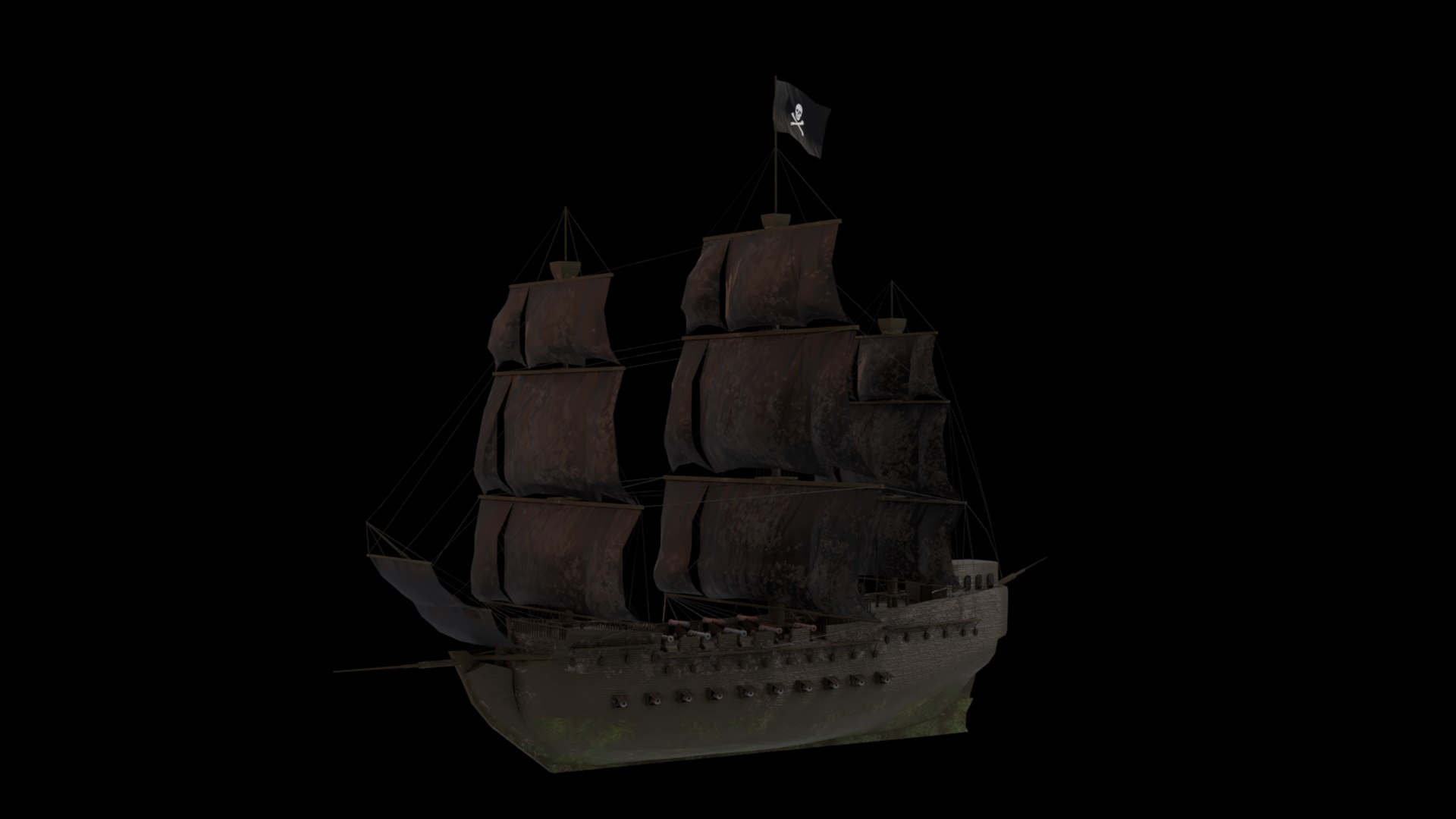 3D Pirate Cove - Sailing Ships Model - TurboSquid 2297692