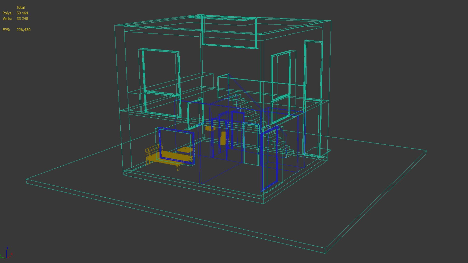 Modern Contemporary House Interior 3d Max
