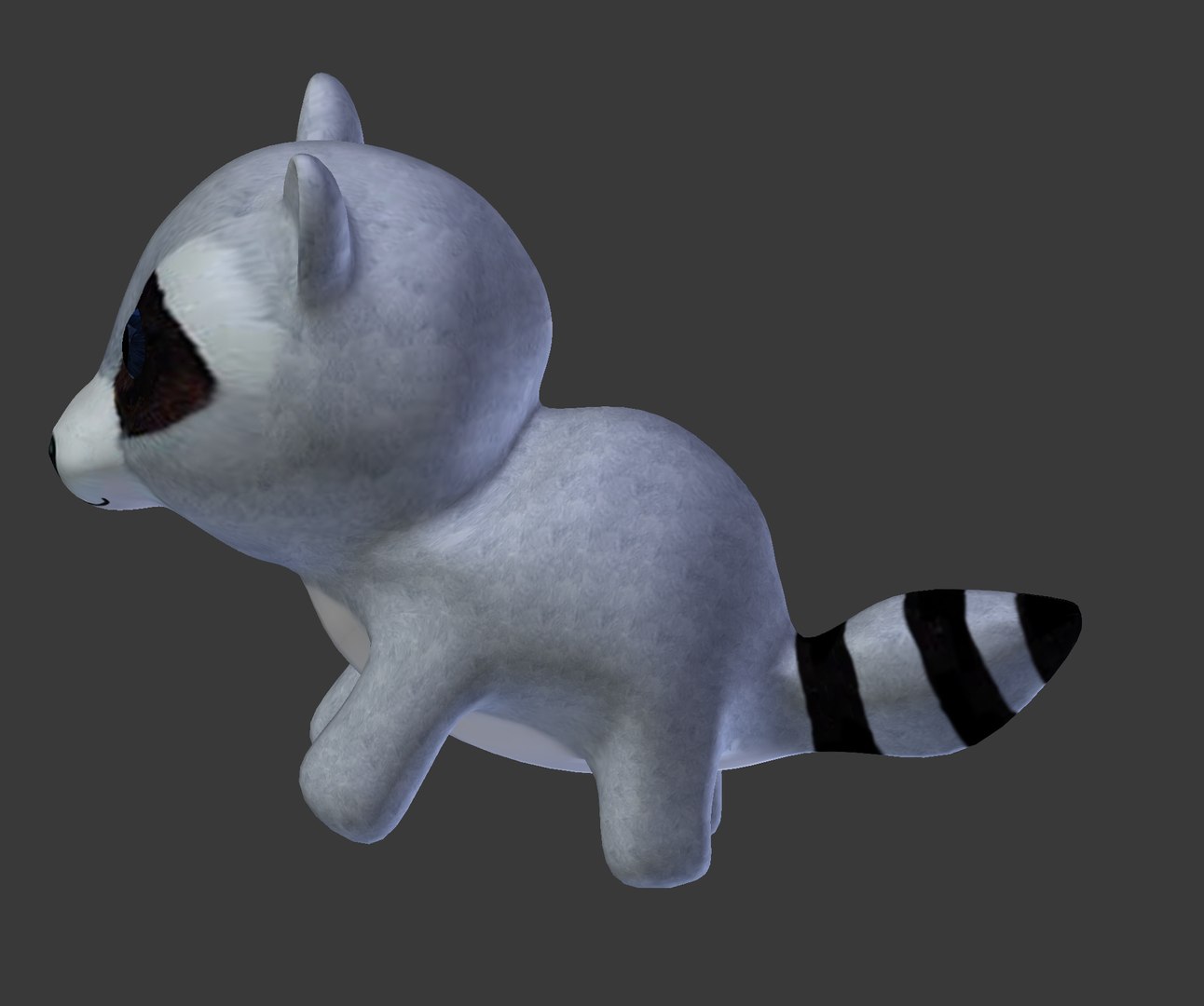Simple Raccoon 3D Model - TurboSquid 1266086