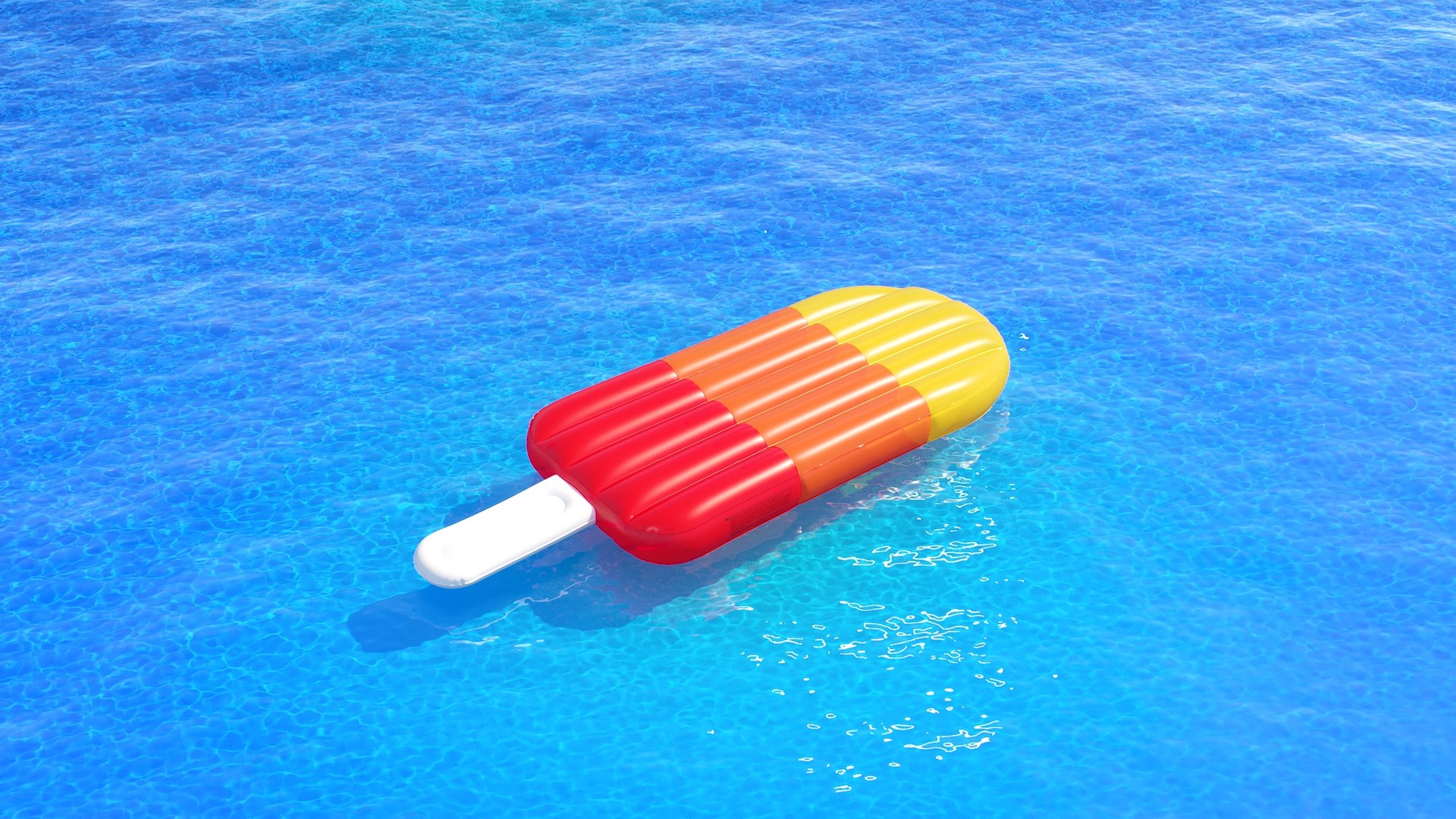 Kurala inflatable popsicle pool float 3D model - TurboSquid 1774029