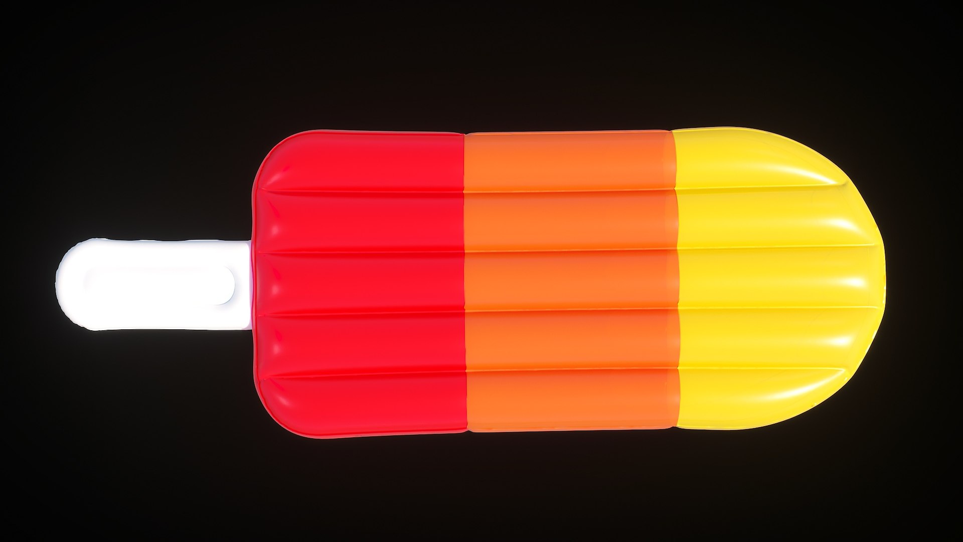 Kurala inflatable popsicle pool float 3D model - TurboSquid 1774029