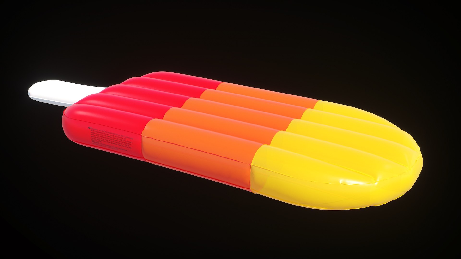 Kurala inflatable popsicle pool float 3D model - TurboSquid 1774029