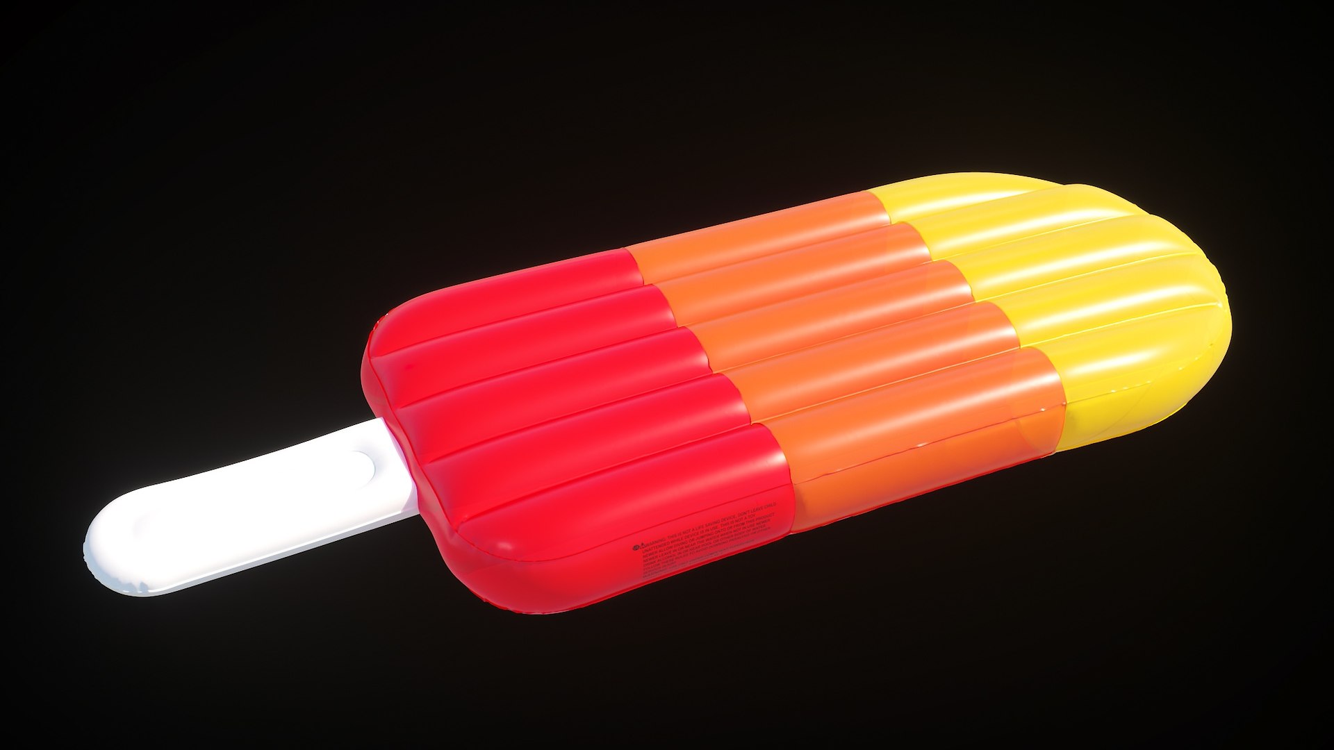 Kurala inflatable popsicle pool float 3D model - TurboSquid 1774029