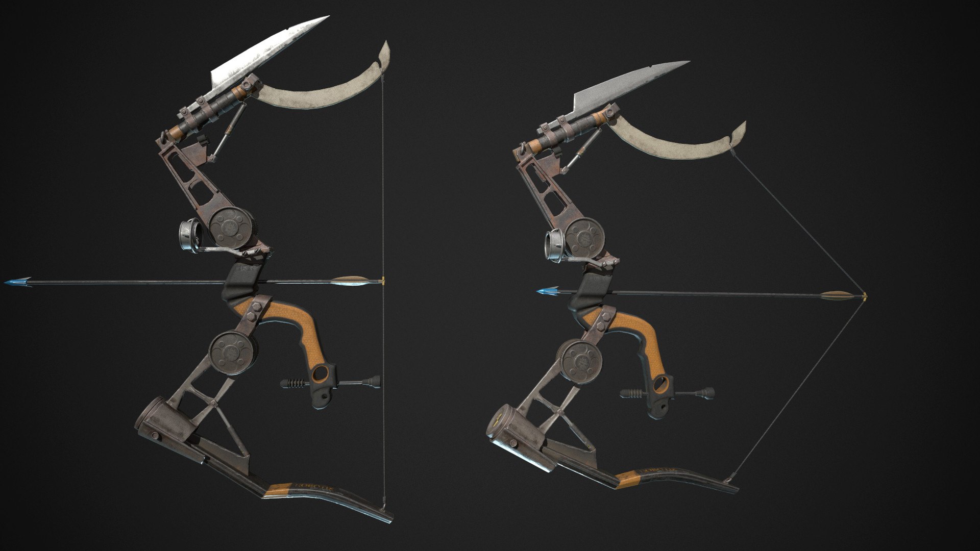Bow Post-apocalyptic 3D Model - TurboSquid 1374769