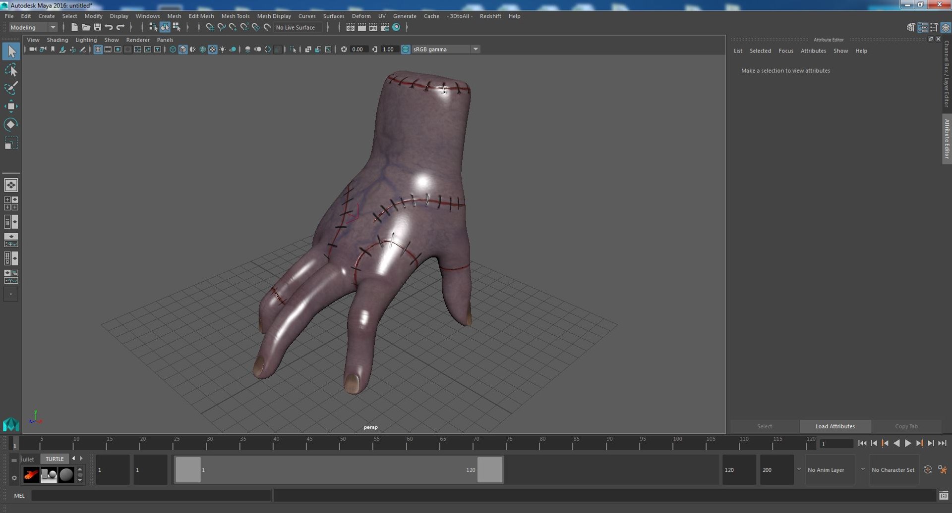 Thing Addams Family Character 3D - TurboSquid 2071686