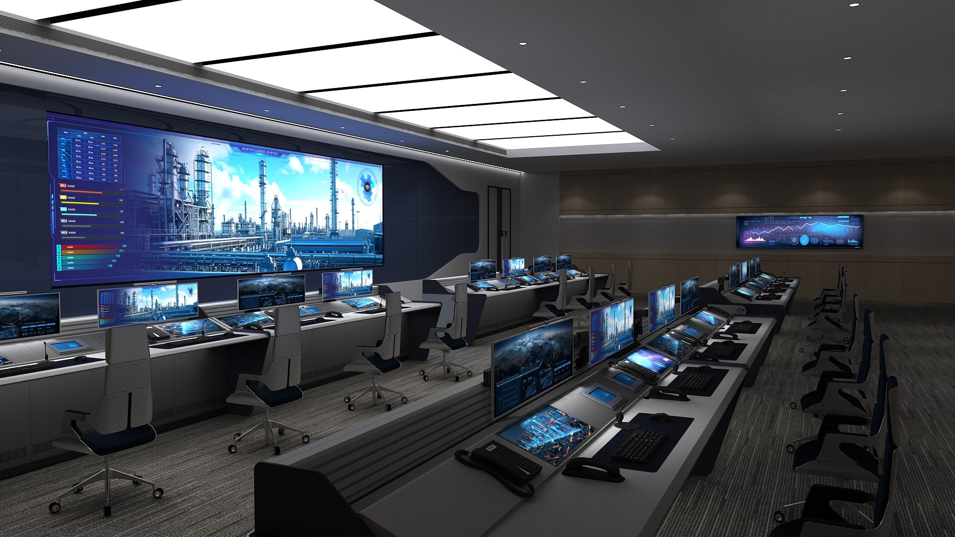 Modern Control Room 3D Model - TurboSquid 2209067