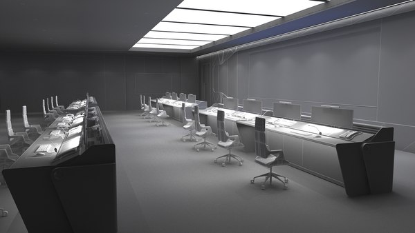 sala de controle moderna Modelo 3D - TurboSquid 2209067