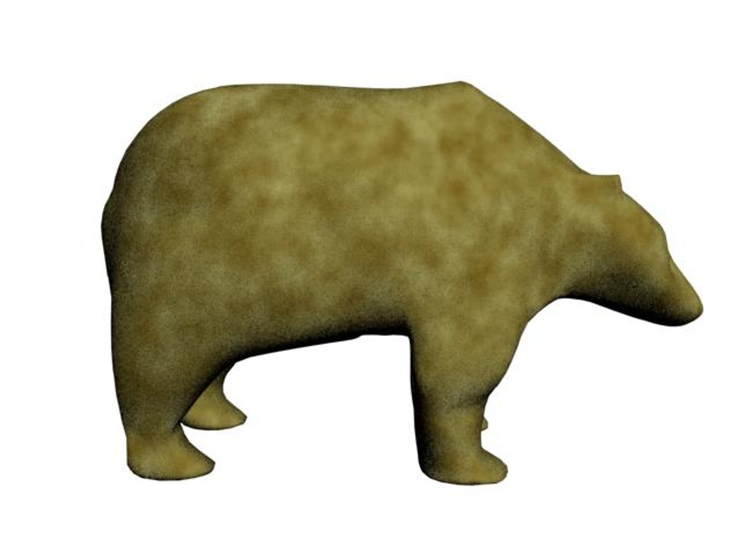 3d max bear fur