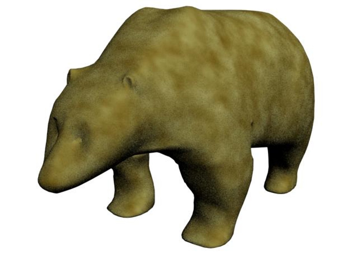 3d max bear fur