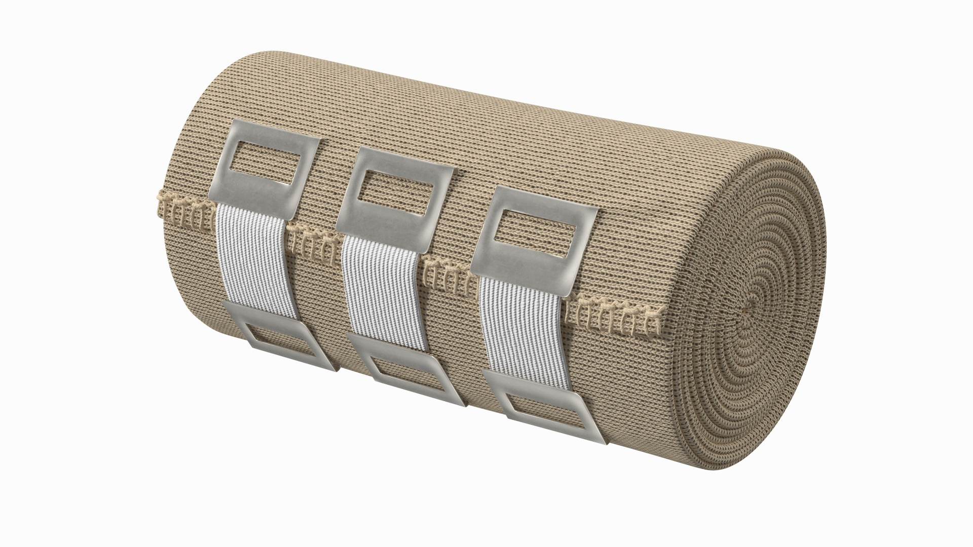 3D Rolled Elastic Bandage Beige With Clamps - TurboSquid 2225795