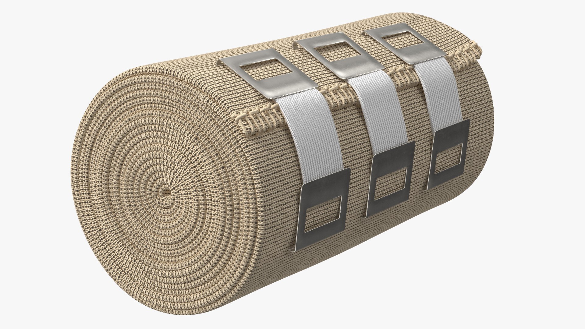 3D Rolled Elastic Bandage Beige With Clamps - TurboSquid 2225795