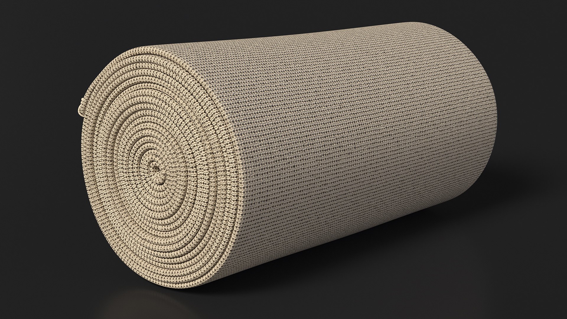 3D Rolled Elastic Bandage Beige With Clamps - TurboSquid 2225795