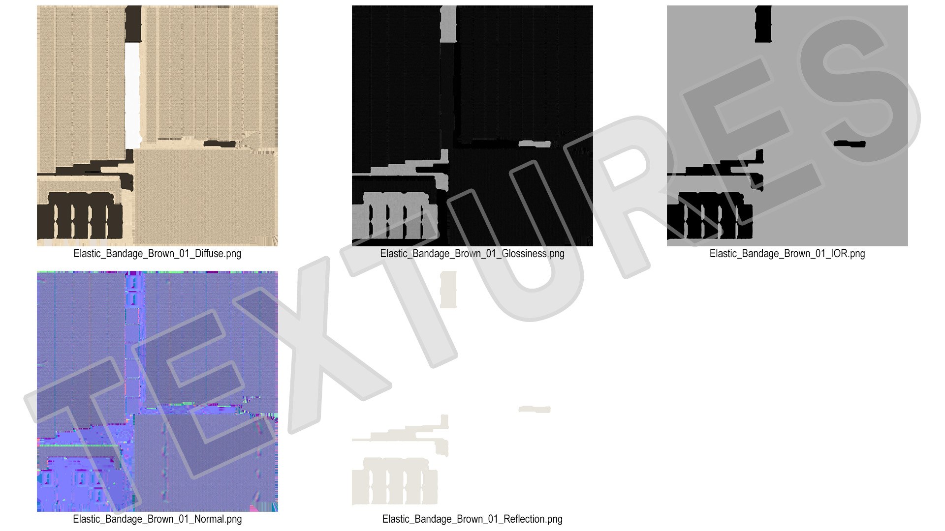 3D Rolled Elastic Bandage Beige With Clamps - TurboSquid 2225795