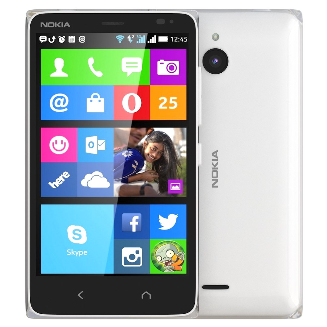 nokia x2 dual sim 3d c4d