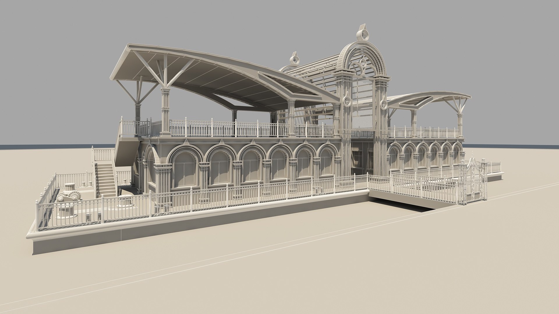 Passenger Terminal 3D Model - TurboSquid 2085163