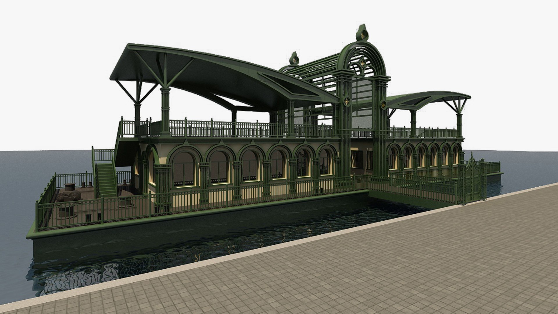 Passenger Terminal 3D Model - TurboSquid 2085163