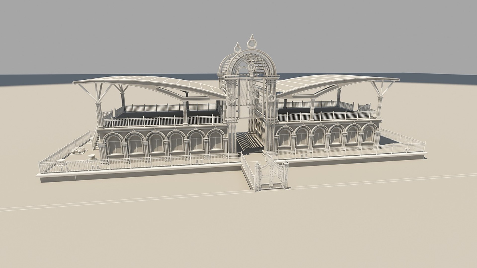 Passenger Terminal 3D Model - TurboSquid 2085163