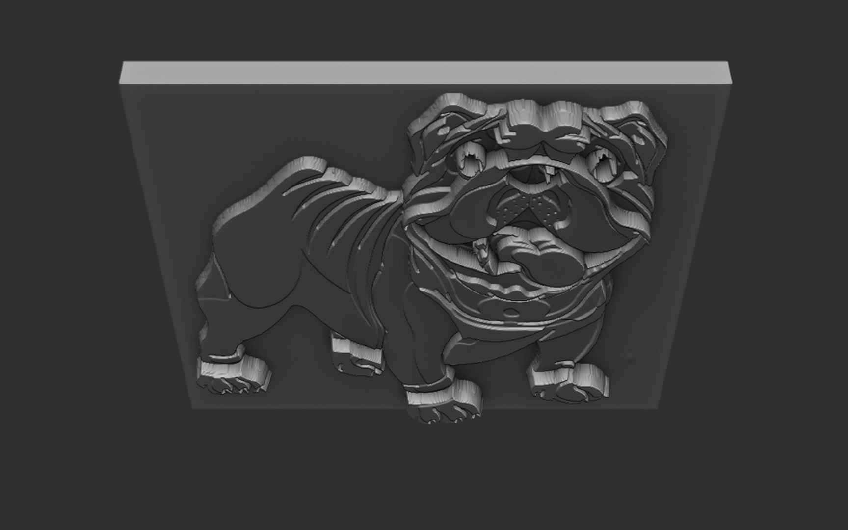3D Dog Relief - TurboSquid 1807423