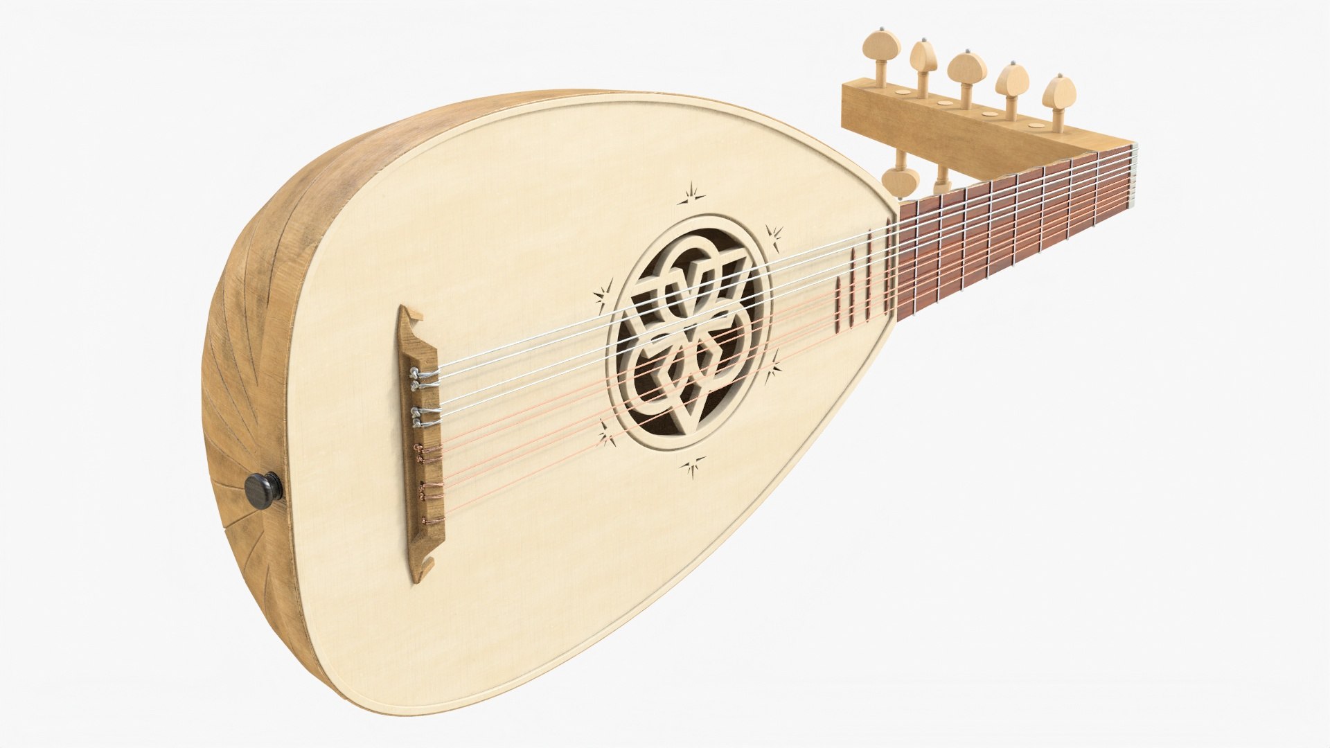Lute 01 B 3D Model - TurboSquid 2219605