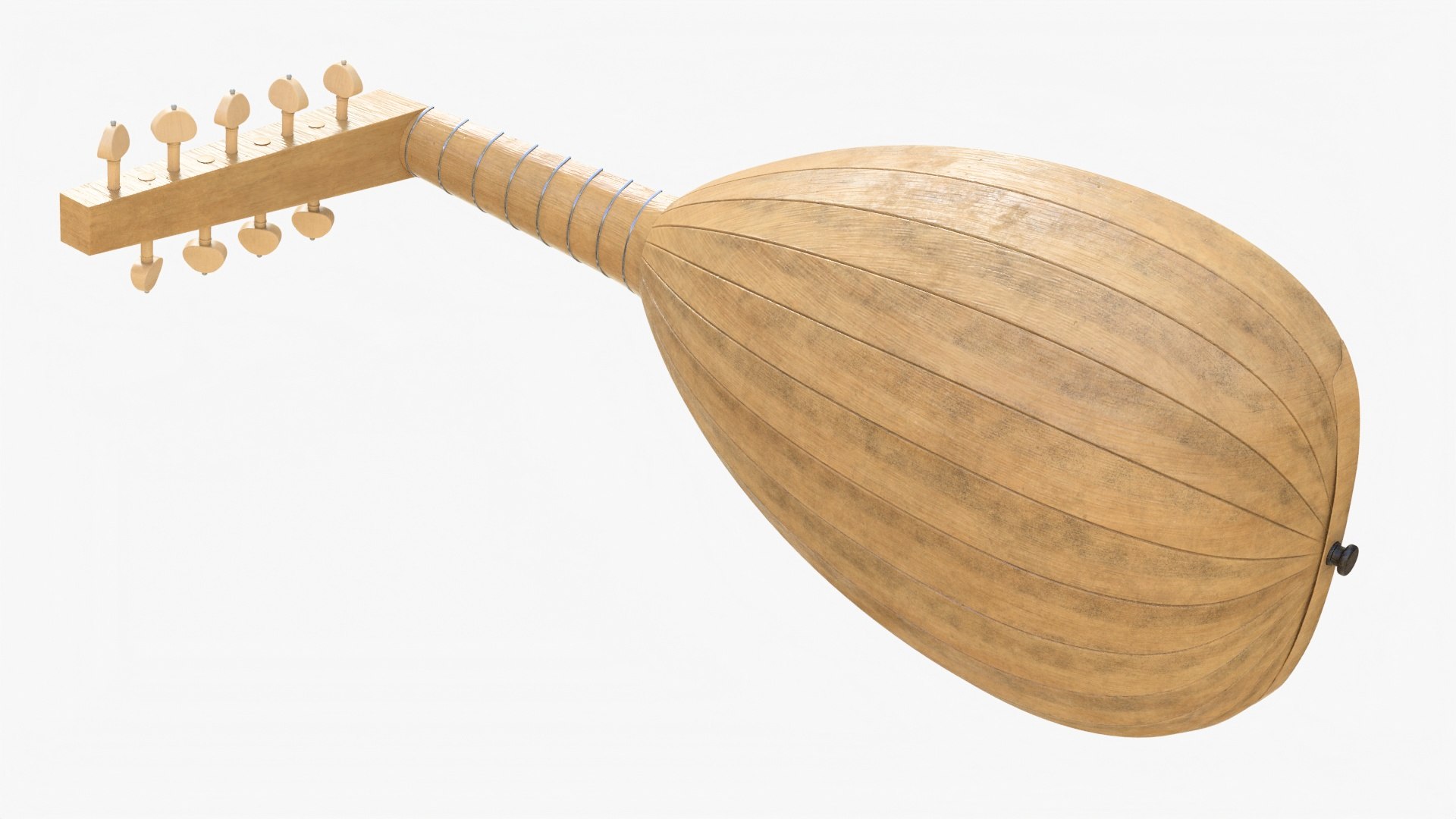 Lute 01 B 3D Model - TurboSquid 2219605