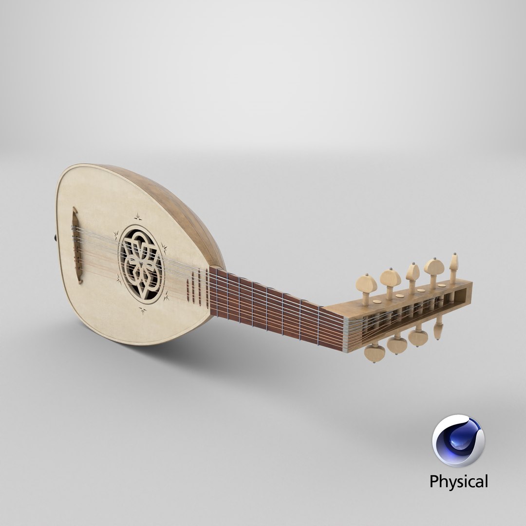 Lute 01 B 3D Model - TurboSquid 2219605