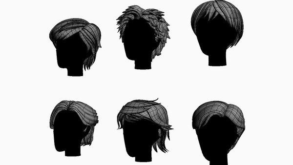 Blender Hair Models | TurboSquid