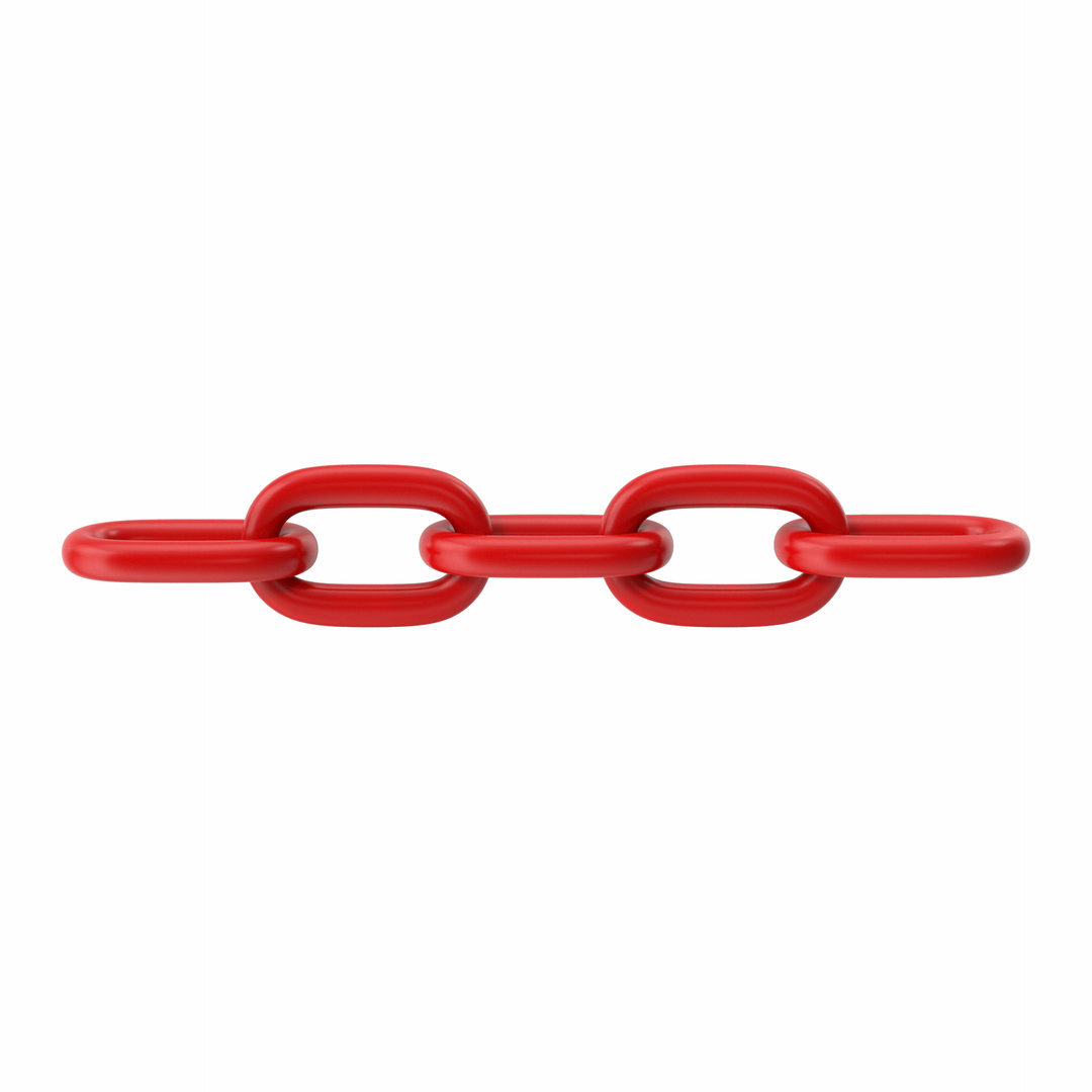 3D Model Red Chain - TurboSquid 2262567