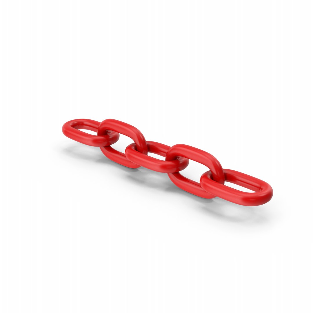 3D Model Red Chain - TurboSquid 2262567