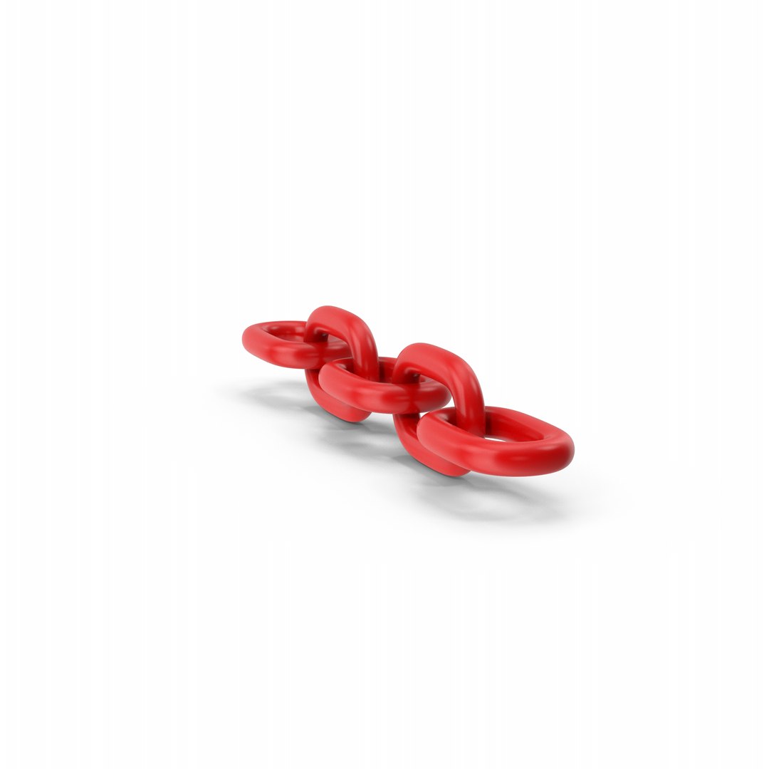 3D Model Red Chain - TurboSquid 2262567