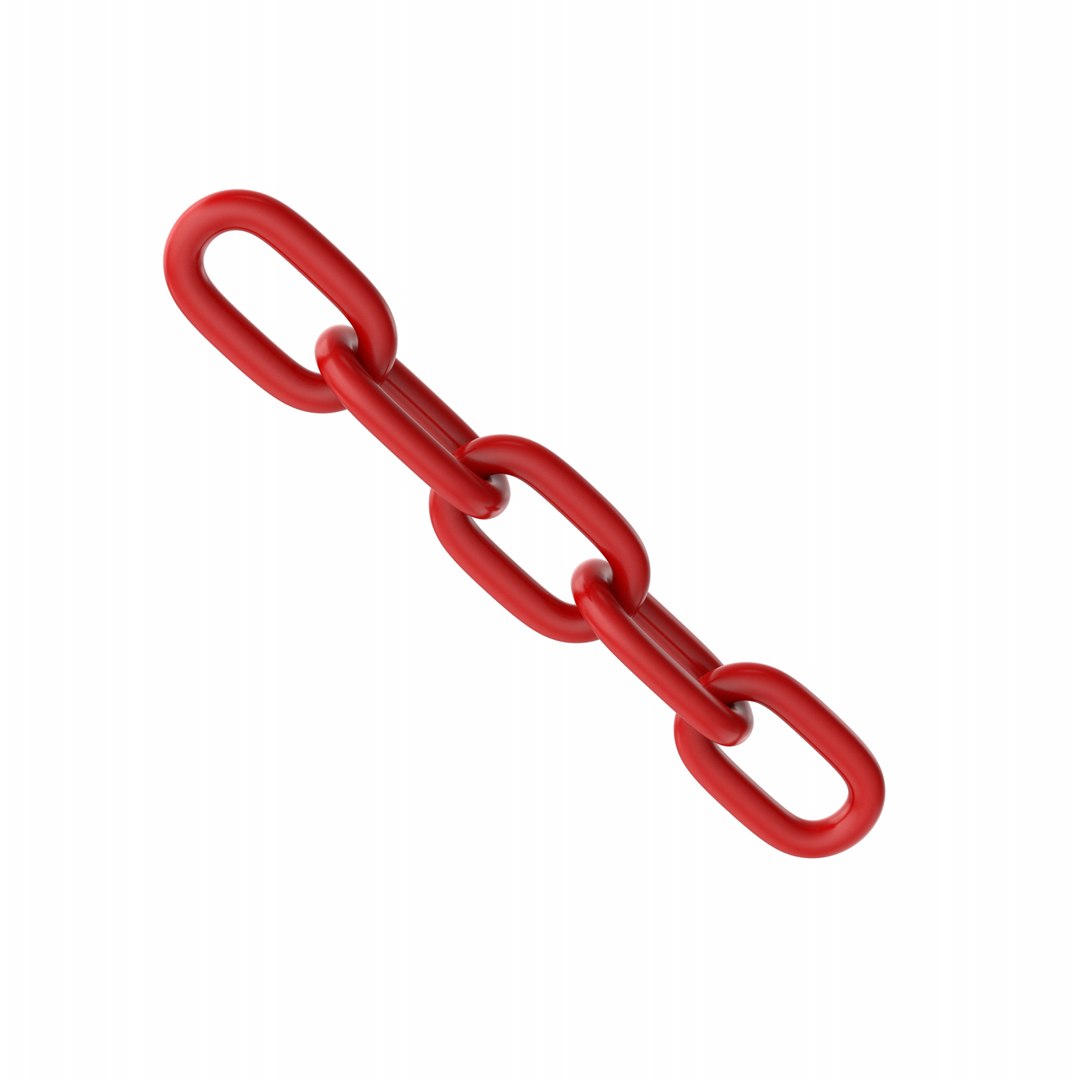 3D Model Red Chain - TurboSquid 2262567