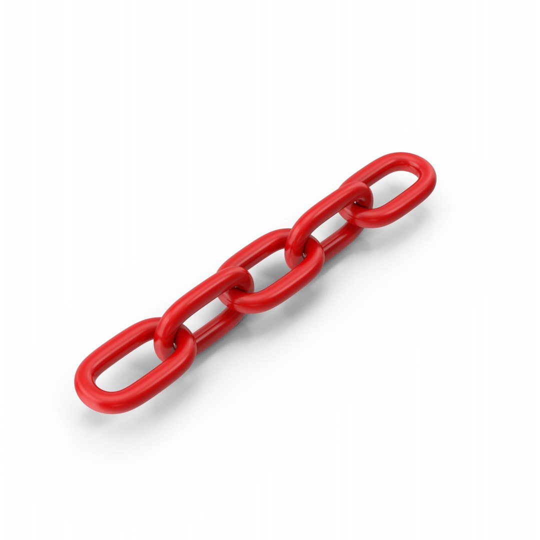 3D Model Red Chain - TurboSquid 2262567