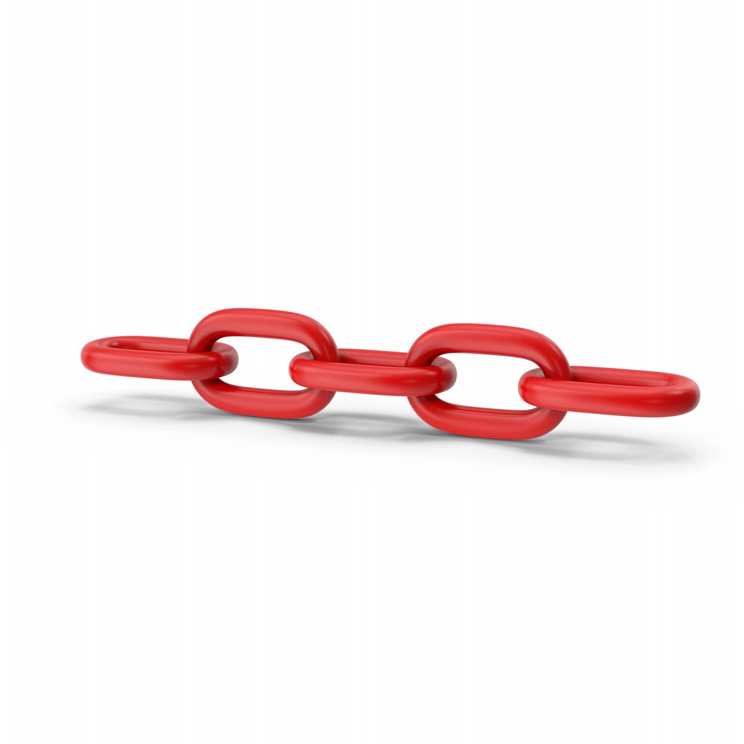 3D Model Red Chain - TurboSquid 2262567