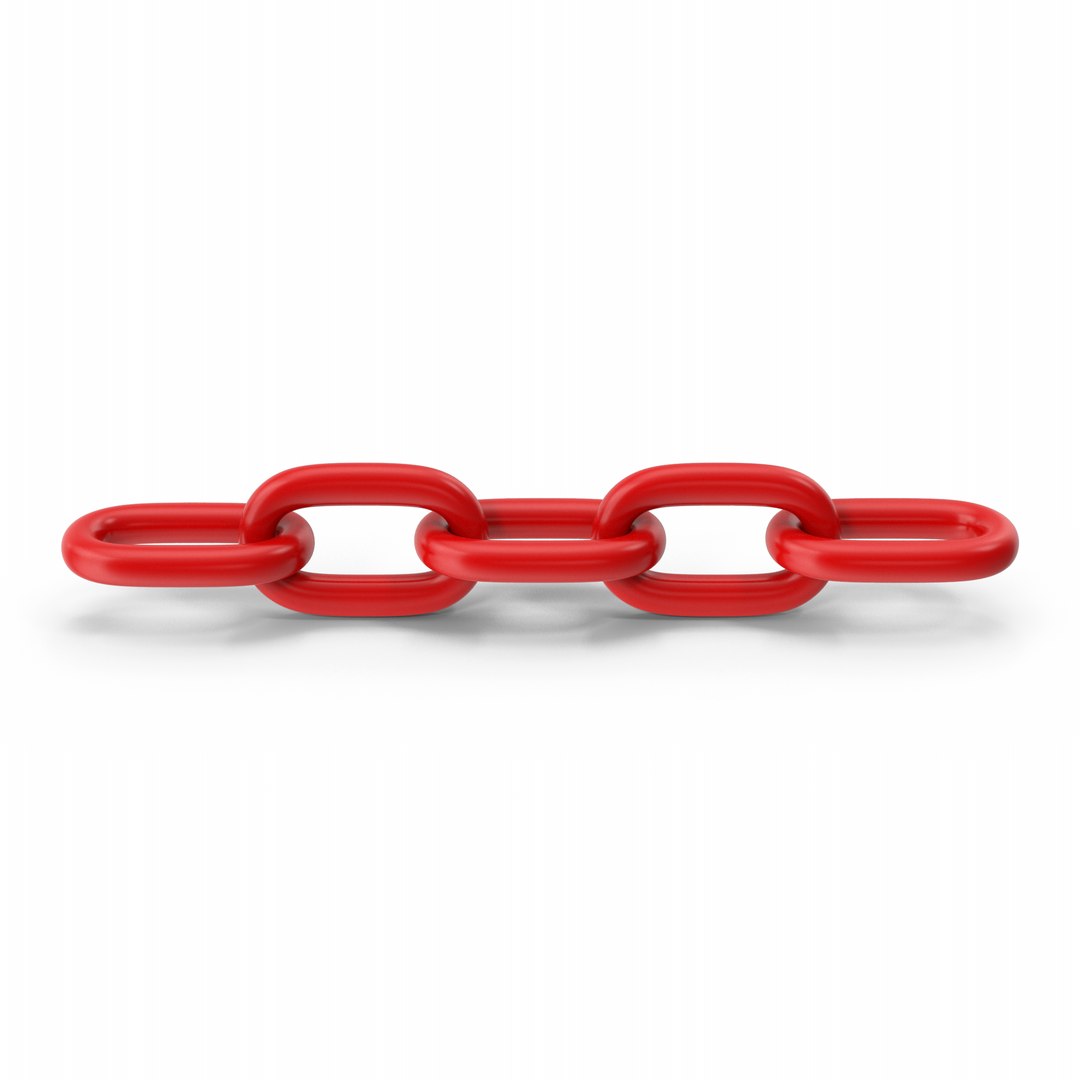 3D Model Red Chain - TurboSquid 2262567