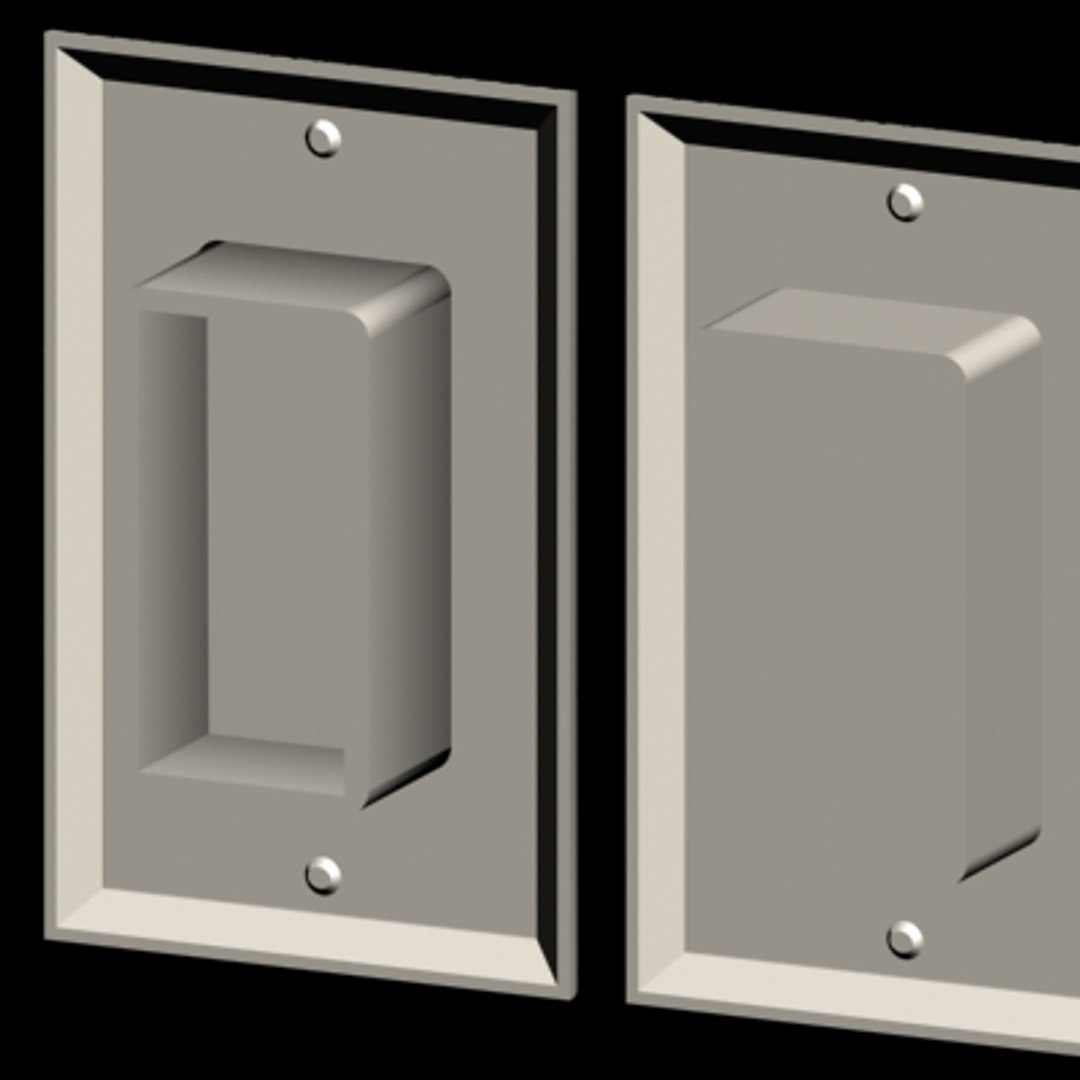 3d Common Decora Wall Plates Model