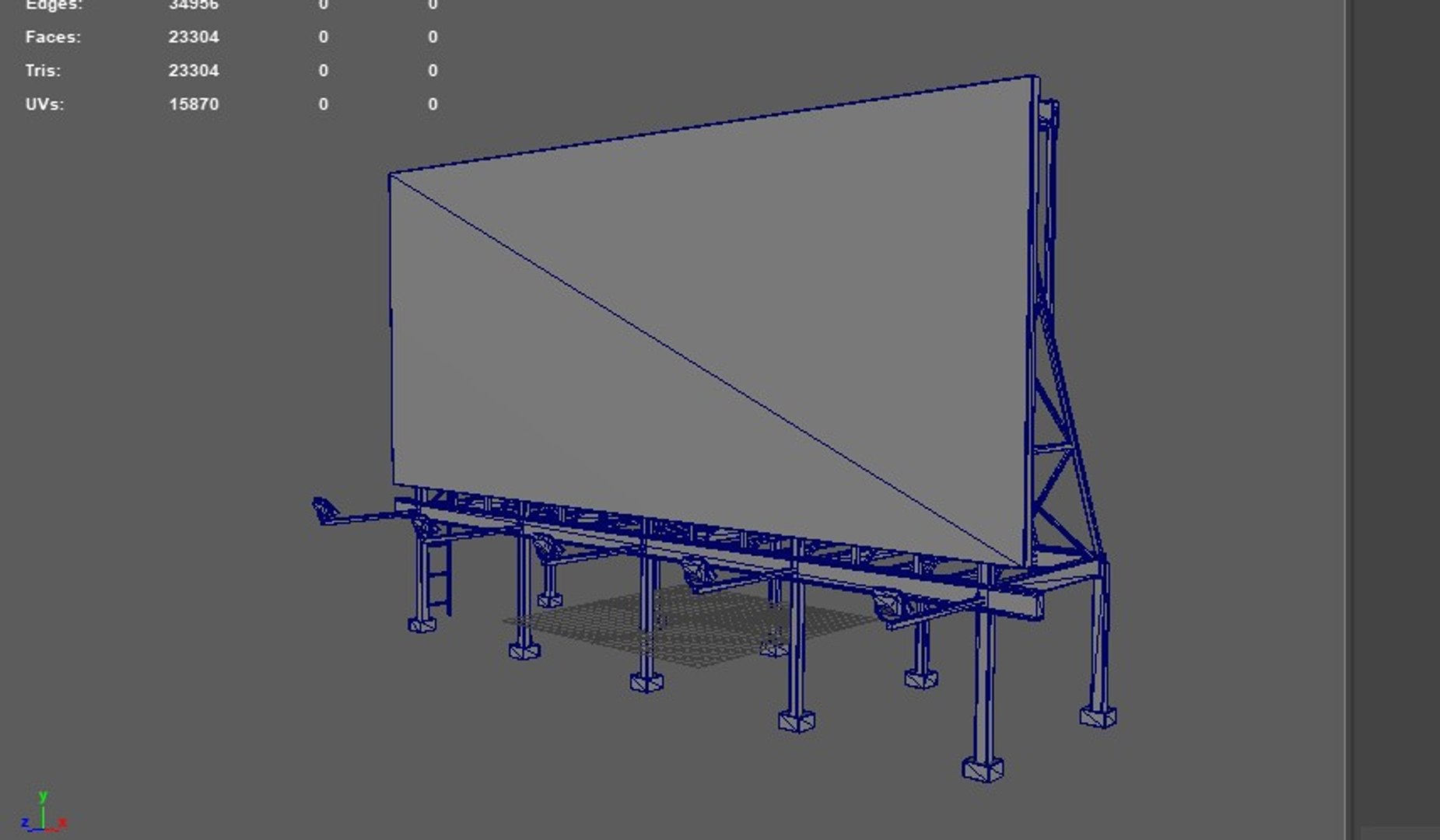 Advertising Billboard 3D Model Model - TurboSquid 2368592