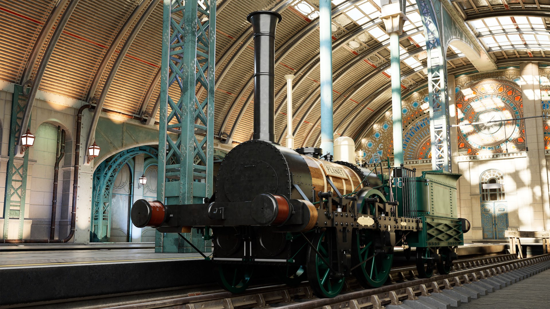 Planet by Robert Stephenson 1830 Locomotive Rigged 3D - TurboSquid 2124425